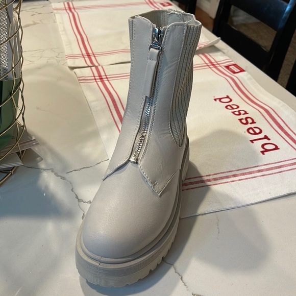 Shoes | Grey Angle Boots | Poshmark